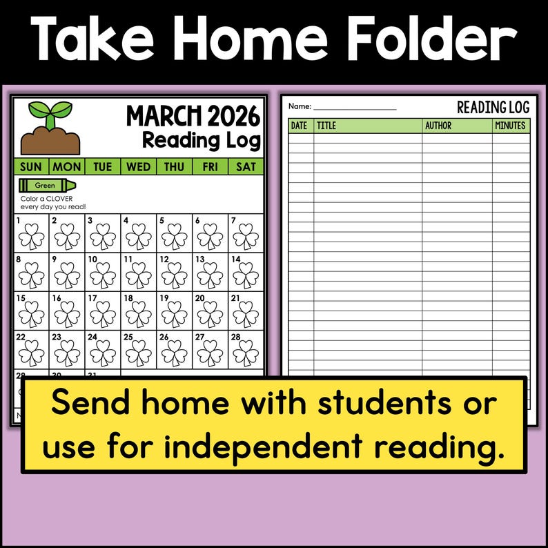 Reading Log for Kids Reading Chart Coloring Pages 2025-2026 Calendar - Etsy