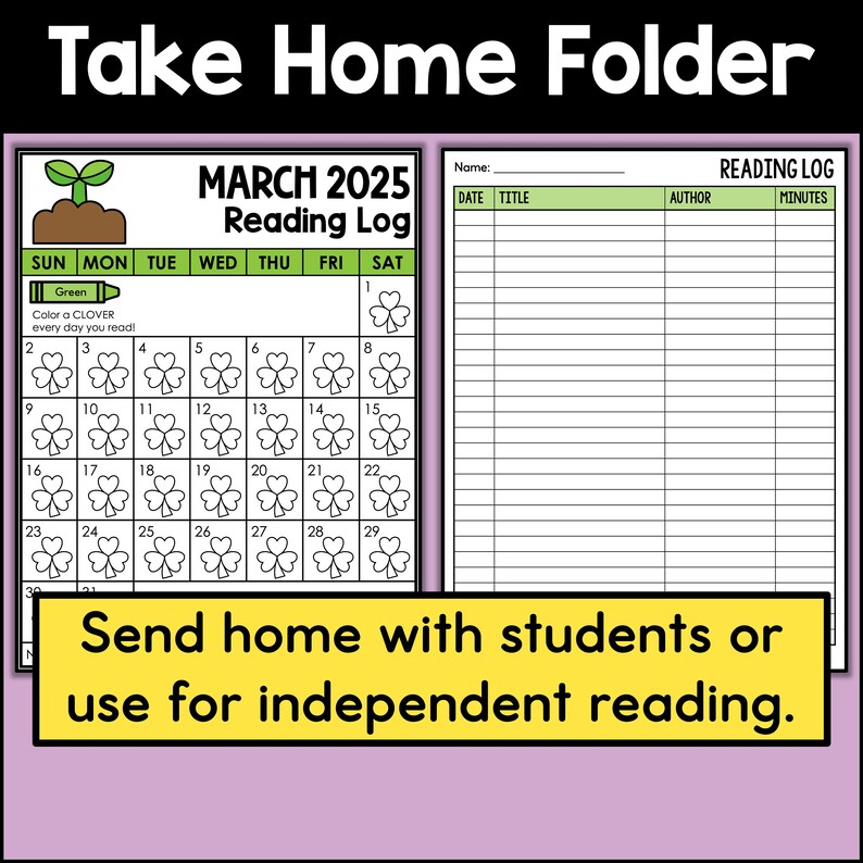 Reading Log for Kids Reading Chart Coloring Pages 2024-2025 Calendar - Etsy