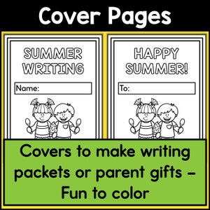Summer Writing Alphabet Letters and Numbers Tracing Pages Handwriting ...