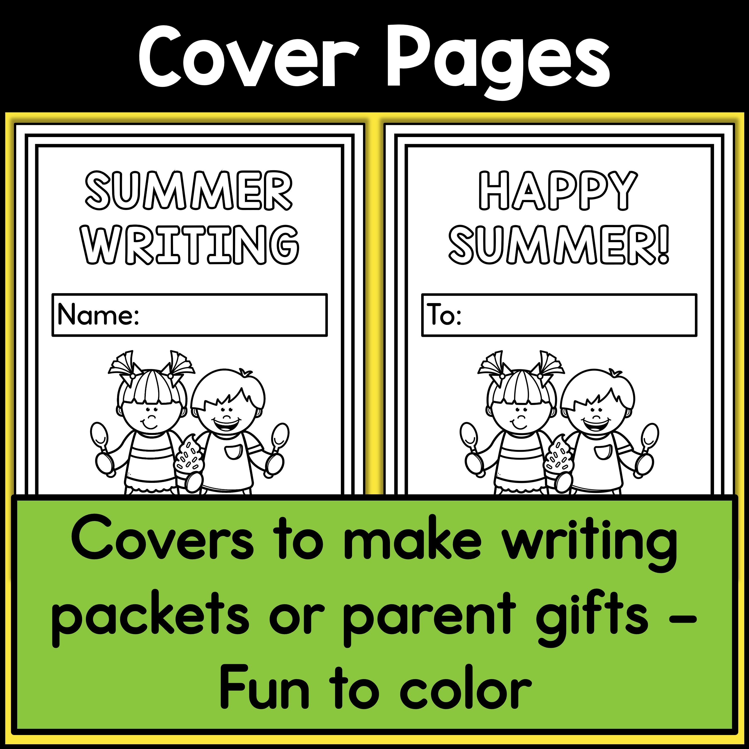 Summer Writing Alphabet Letters and Numbers Tracing Pages Handwriting ...