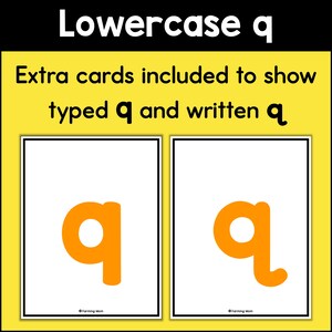 Alphabet Flashcards Printable A to Z Letter Flash Cards for Kids - Etsy