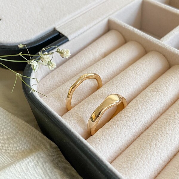 Non Tarnish Rings Simple - Etsy