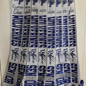 Senior Sashes All Sports/organizations and Life Events - Etsy