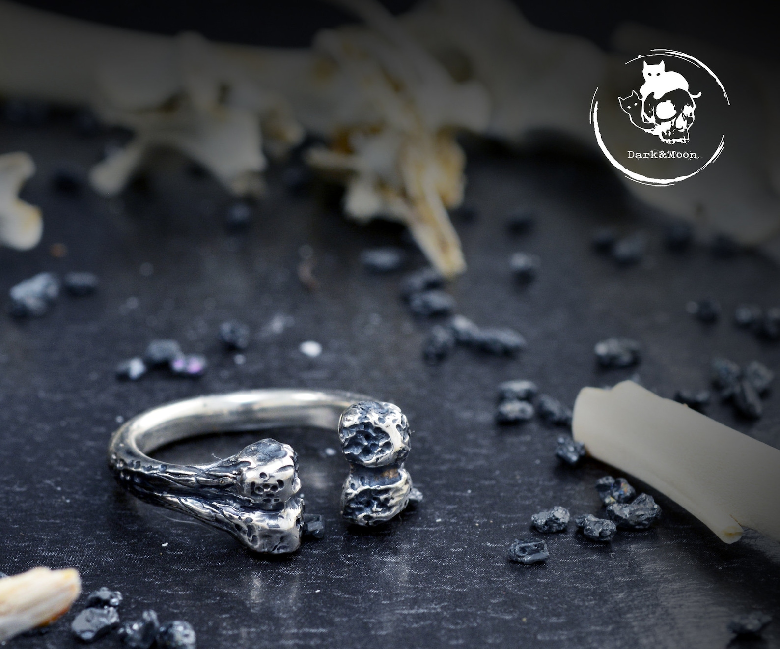 Solid Silver Stackable Bone Ring Handcrafted Silver Ring - Etsy