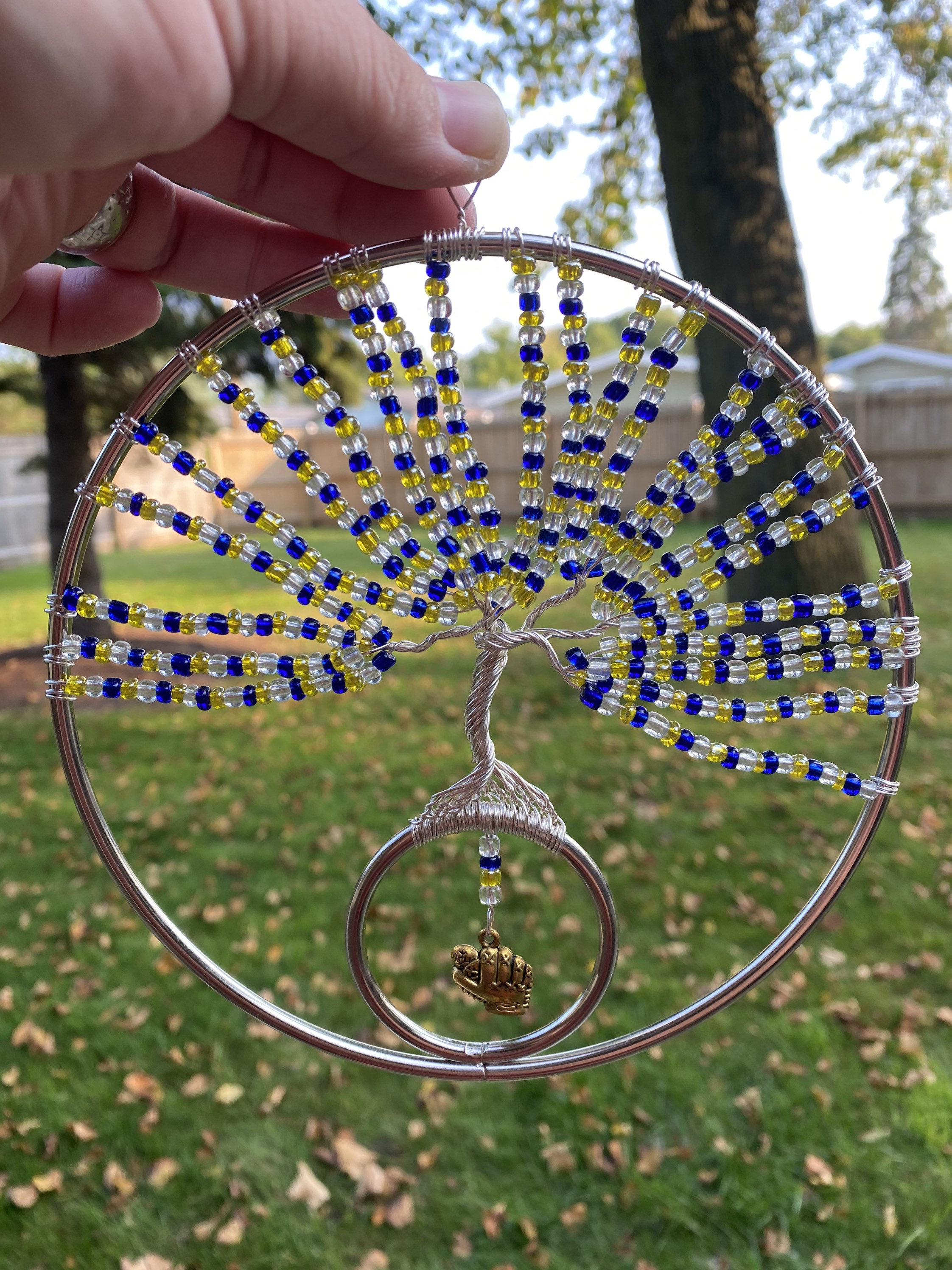 Blue & Yellow Baseball Theme Tree of Life - Etsy.de