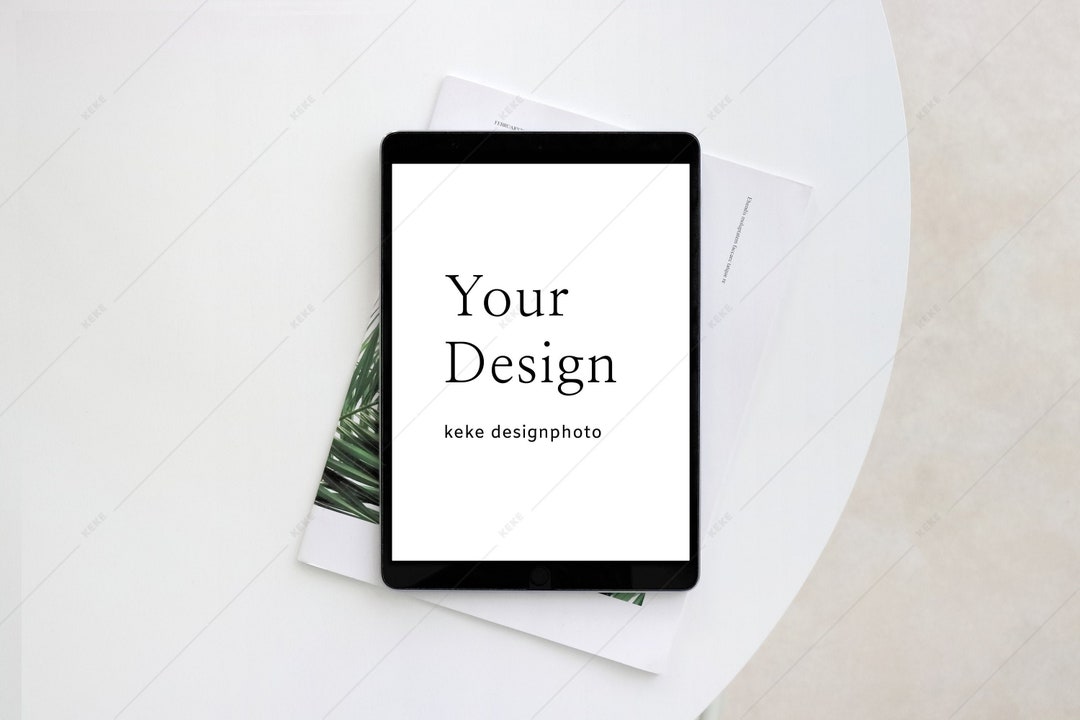 IPad Mockup, Tablet Mockup, iPad Screen, Flat Lay Mockup, Desk Mockup ...