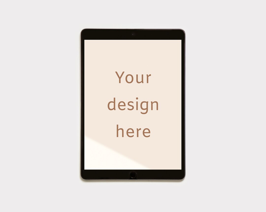 IPad Minimal Styled Mockup, Basic Mockup, Tablet PC Mockup, iPad Screen ...