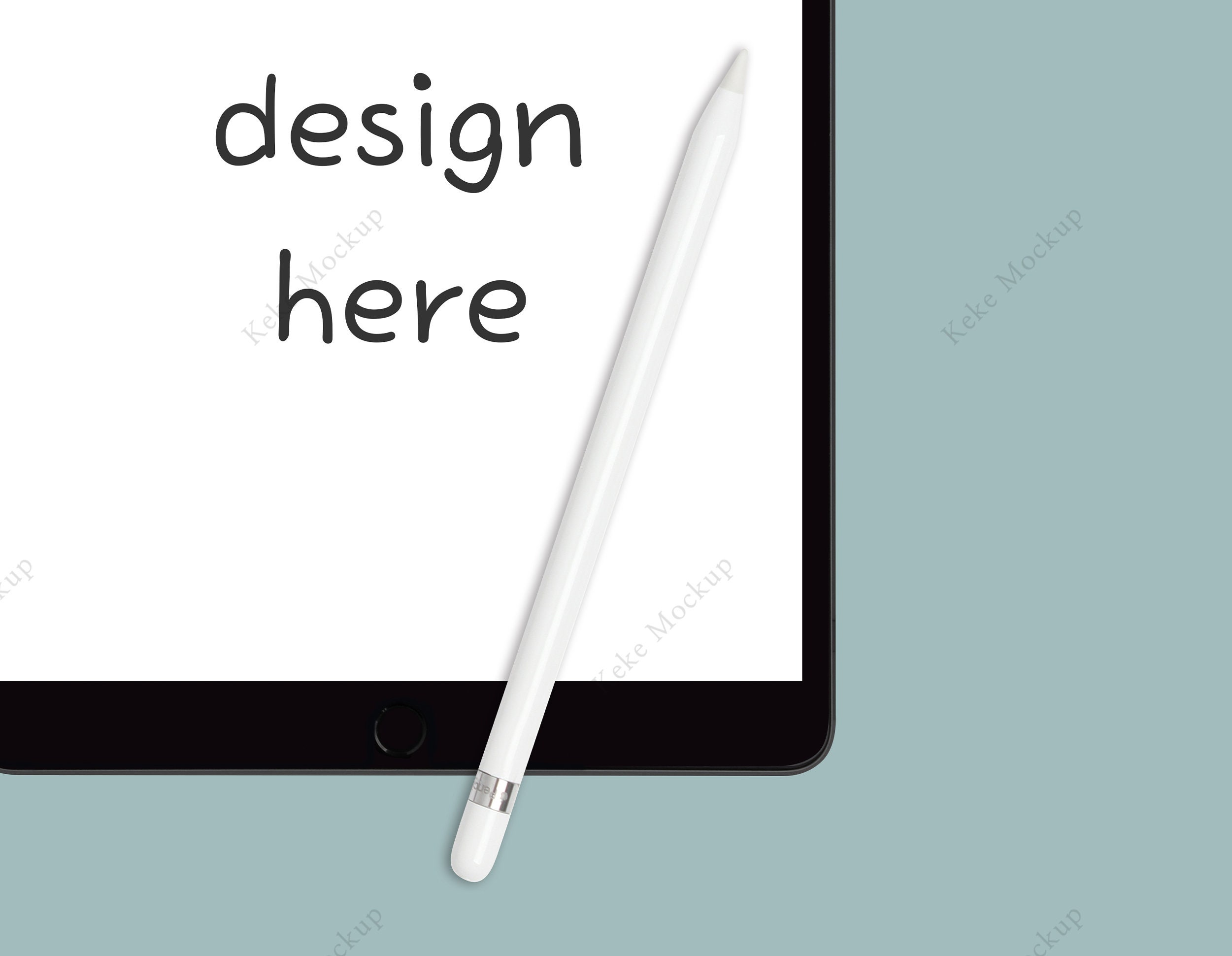 IPad Mockup Minimalist PSD File, Smart Layer, Apple Pencil, iPad ...
