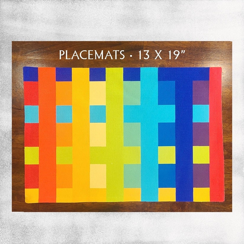 The Fiesta Collection: Festive & Colorful Coasters Napkins Placemats ...