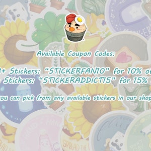 Yummy in My Tummy - Sticker Sheets!!! - Etsy