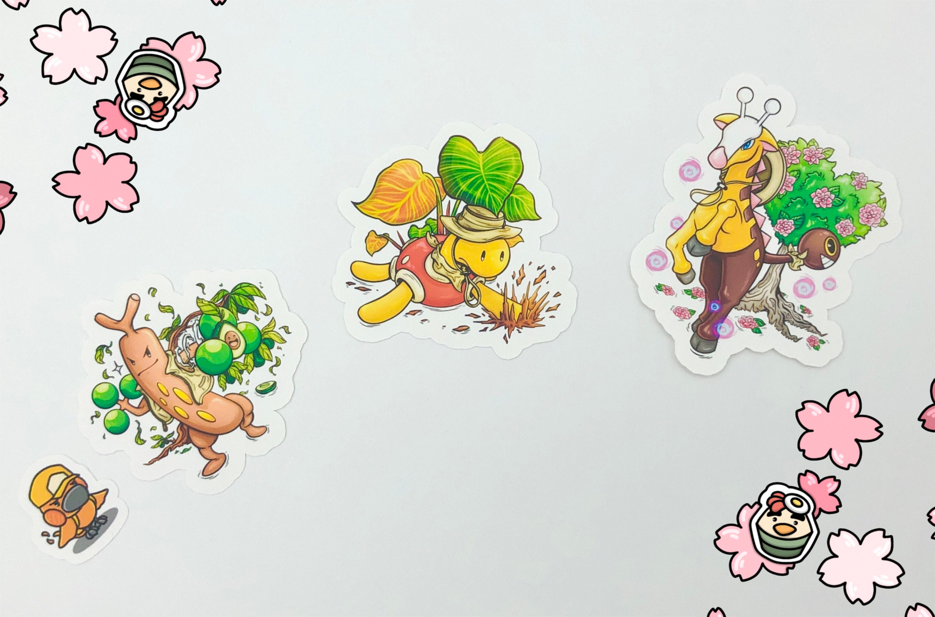 Generation 2 Stickers the Pokeplant Project - Etsy