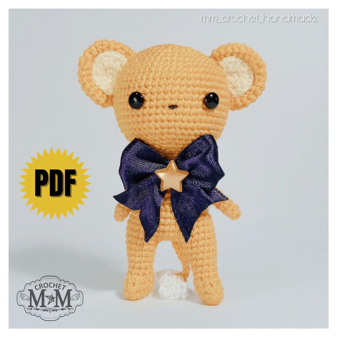 Kero PDF Patrón Amigurumi Sakura Card Captor CCS kerochan - Etsy