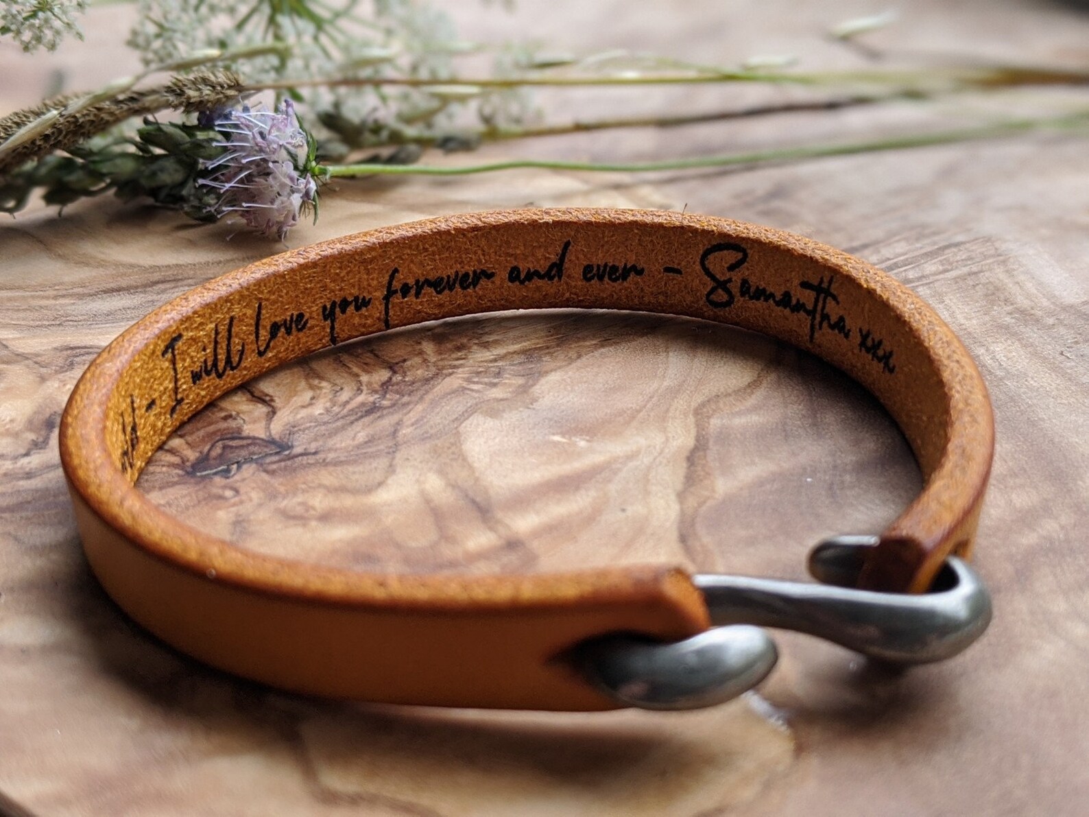 Secret Message Bracelet Hidden Message Personalised Real - Etsy UK