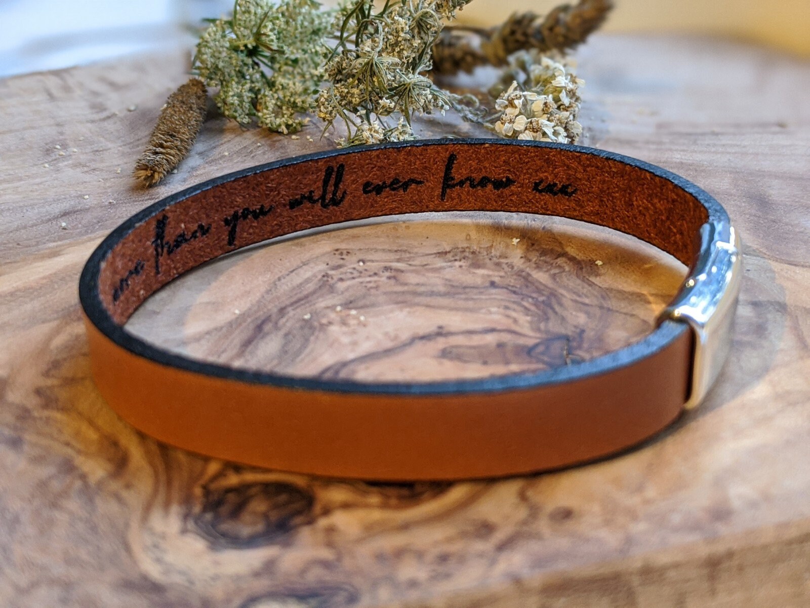 Secret Message Bracelet Hidden Message Personalised Real | Etsy UK