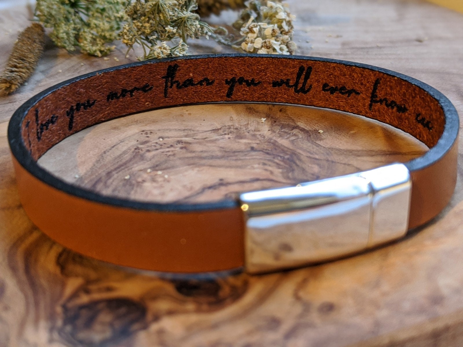 Secret Message Bracelet Hidden Message Personalised Real | Etsy UK