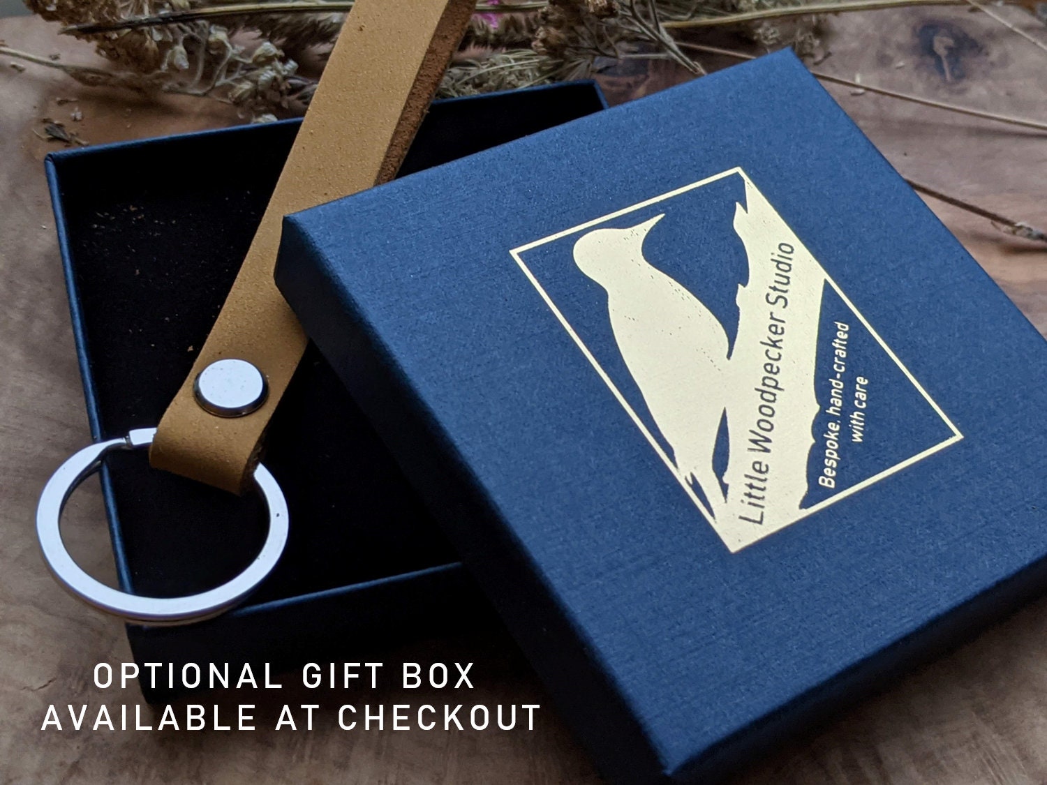 Personal Handwritten Message Keyring - Personalized Leather Key Chain ...