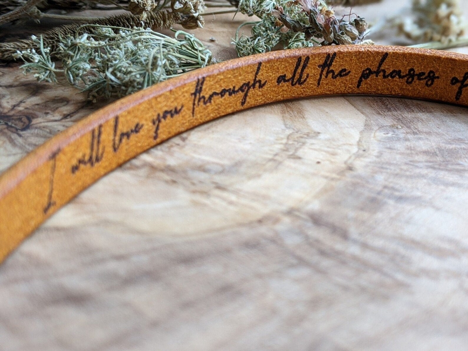Secret Message Bracelet, Hidden Message, Personalised Real Leather ...