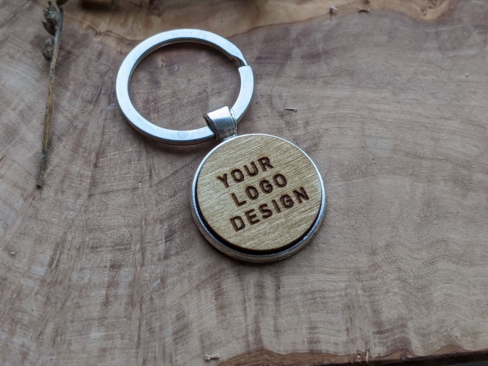 Custom Design or Logo Keyring Design Your Own 5th Wedding | Etsy
