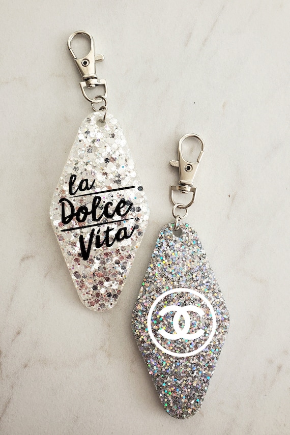 Custom Hotel Key Tag Resin Keychain Logo Keychain | Etsy