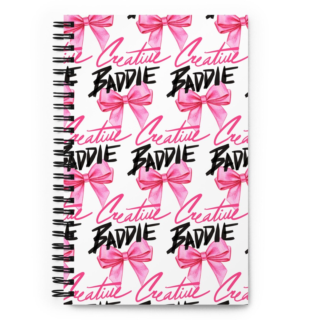Creative Baddie Spiral Notebook - Etsy