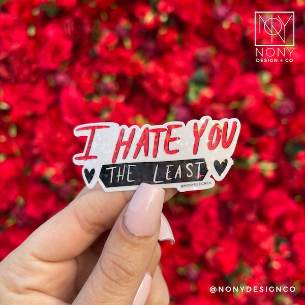 I Hate You - Etsy