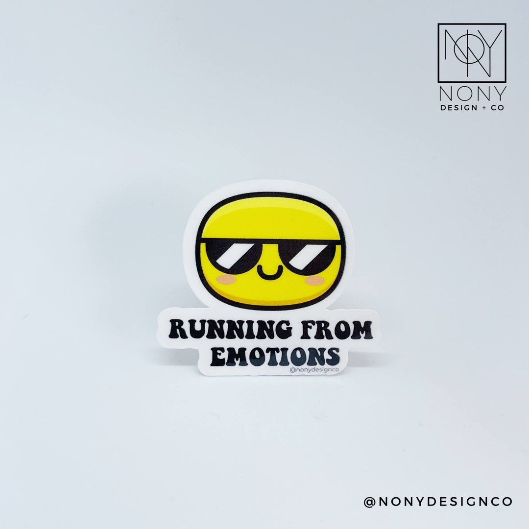 Running From Emotions Sticker | Zodiac Sign Sticker | Vinyl Laptop ...