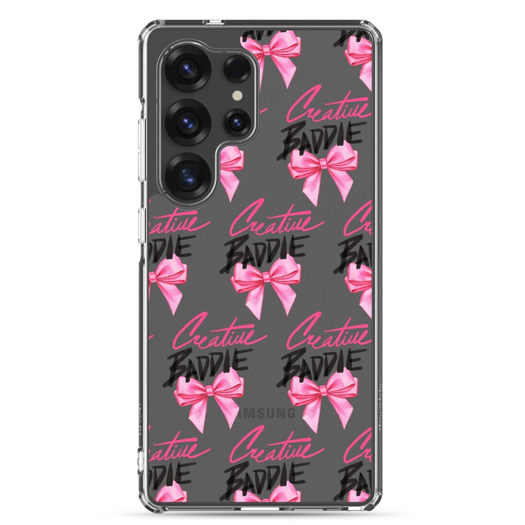 Creative Baddie Pink Clear Case for Samsung® - Etsy