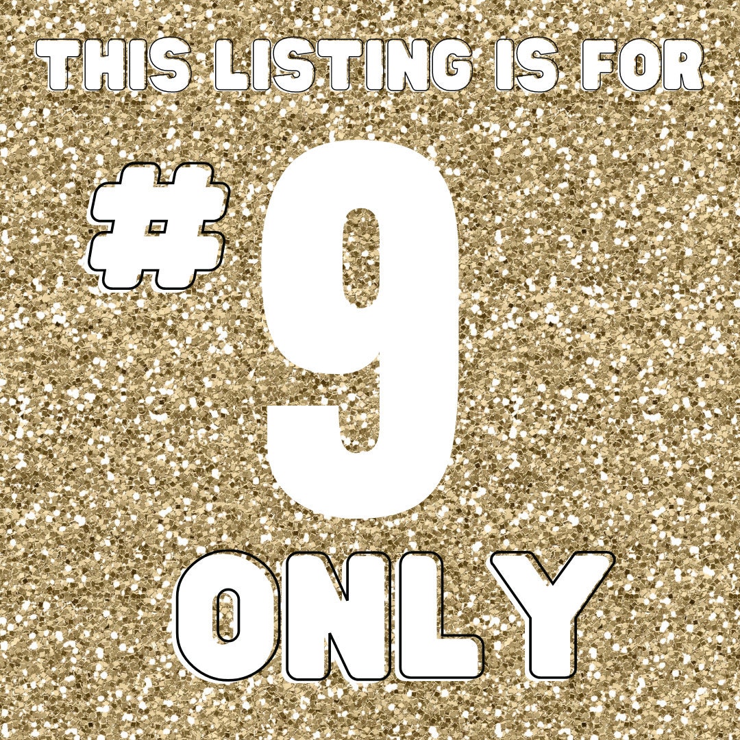 Number 9 Mosaic Numbers for Balloons Detailed Step by Step - Etsy