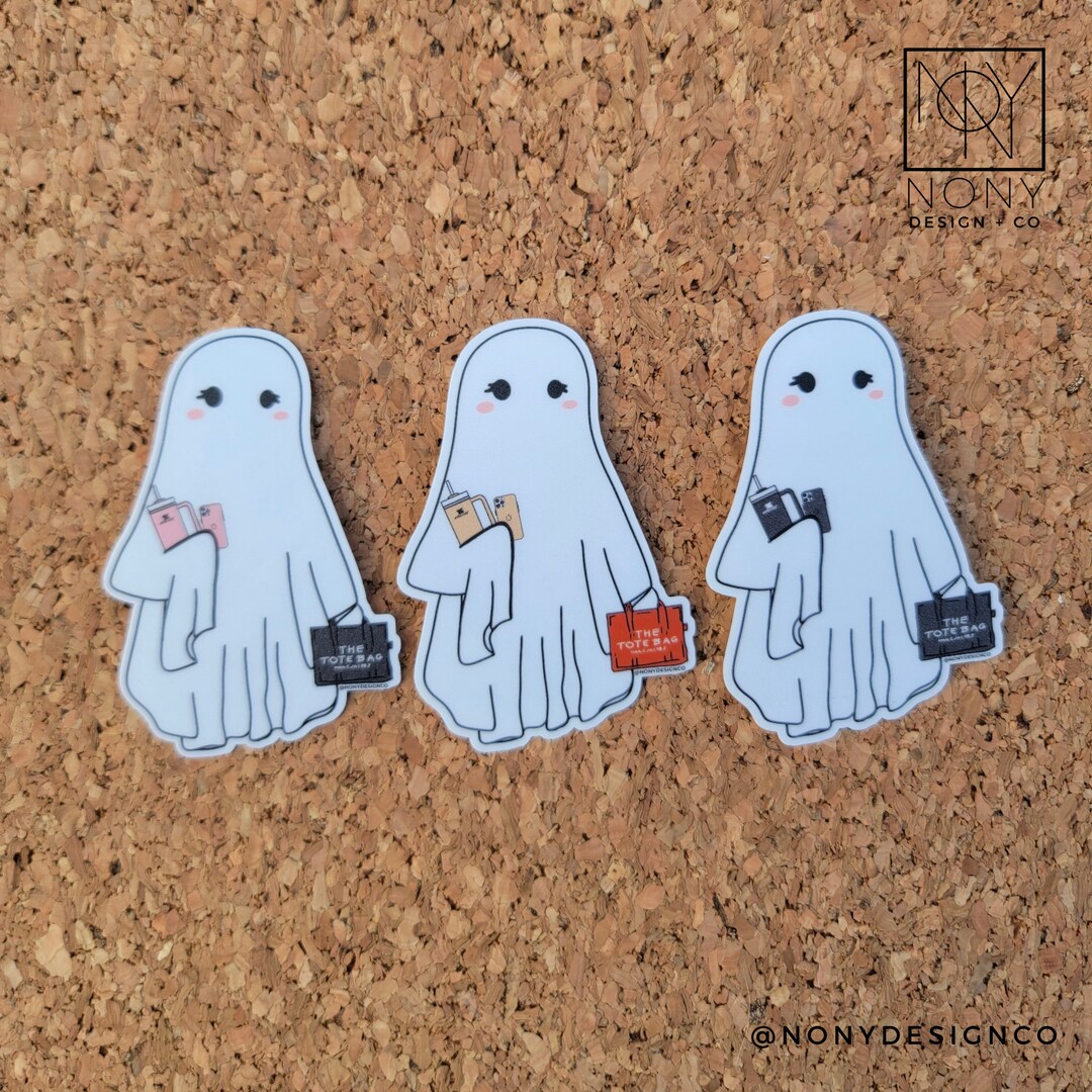 Boo-ugie Ghost Die Cut Sticker | Vinyl Sticker | Water Bottle Sticker ...