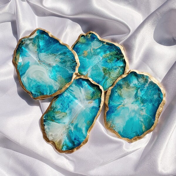 Resin Coasters - Etsy