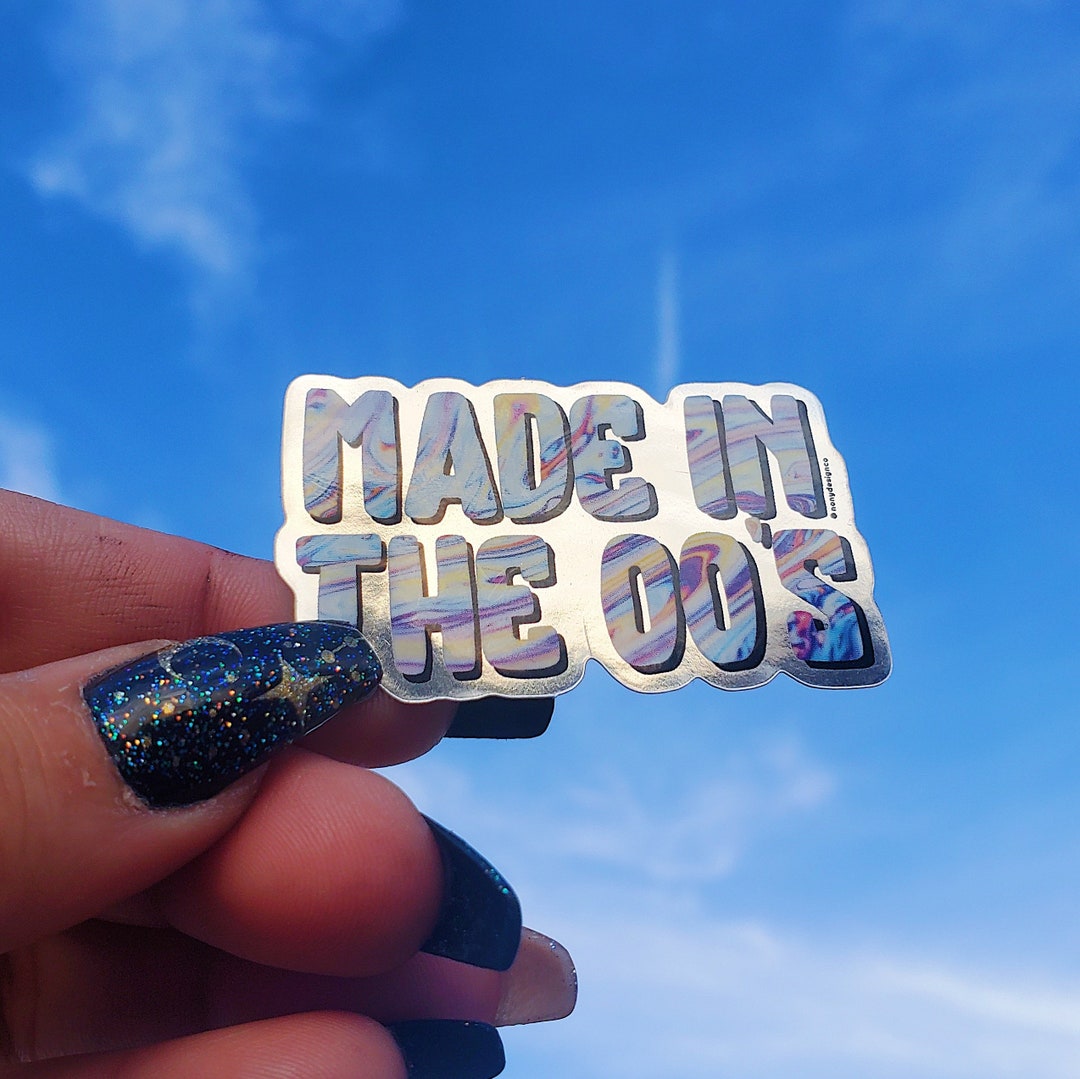 Made in the 00's Mini Mirror Die Cut Sticker - Etsy