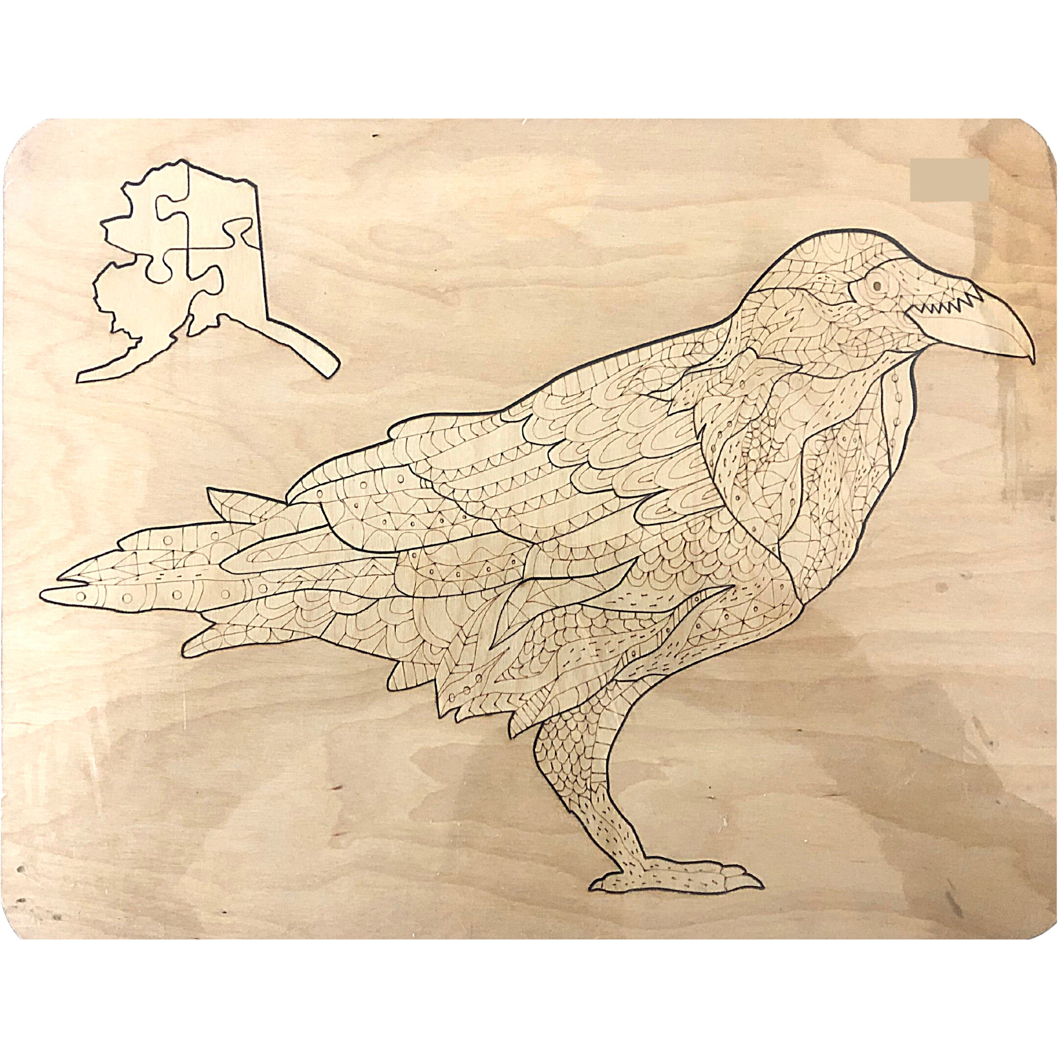 Raven Color Your Own Puzzle Kit - Etsy.de