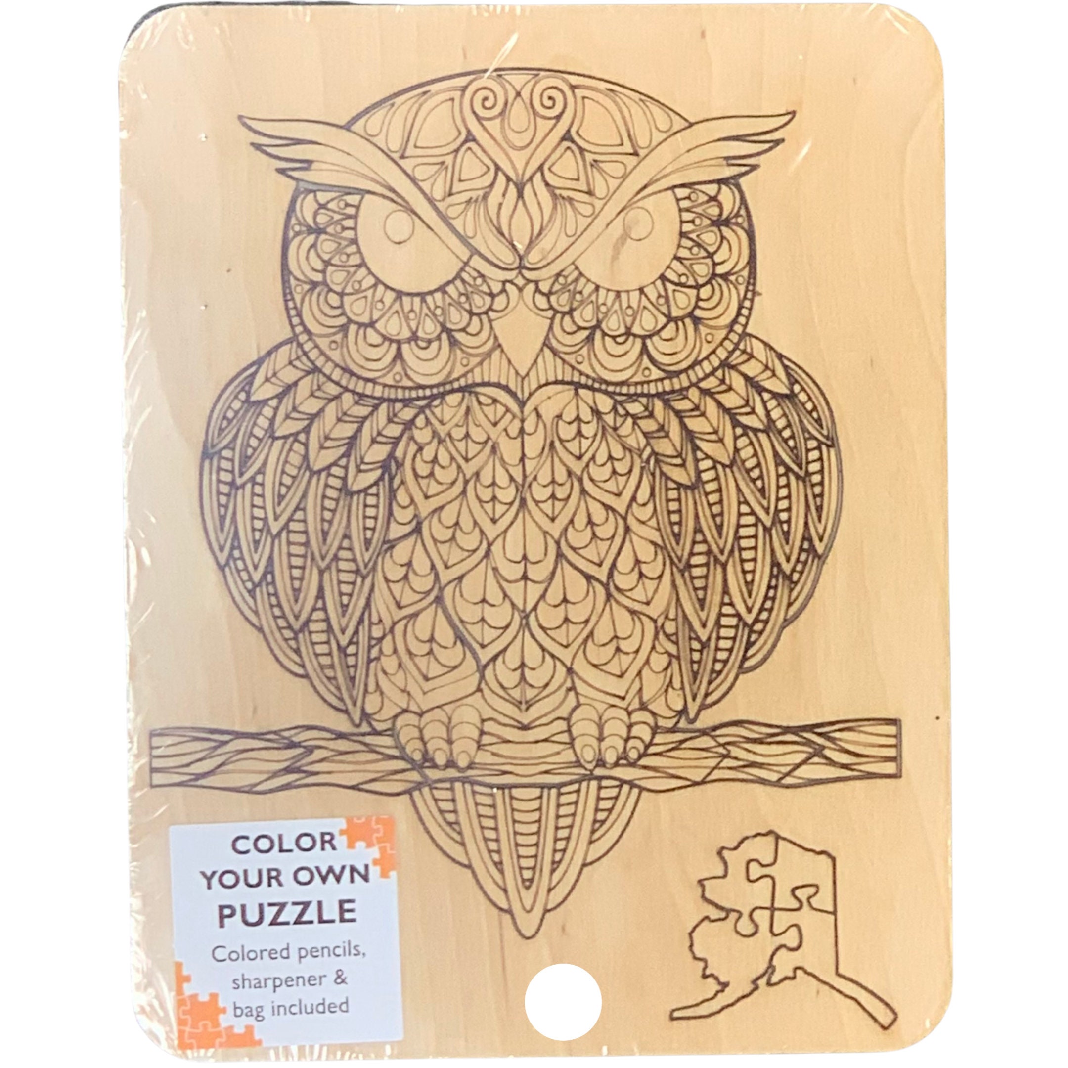 Owl Color Your Own Puzzle Kit - Etsy