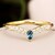 Emerald Cut Lab Created Emerald Solitaire Ring Yellow Gold Minimalist ...
