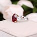 912mm Lab Created Ruby Engagement Ring Solid Gold Ruby Ring - Etsy
