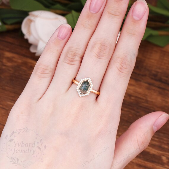 Unique Earthy Engagement Rings