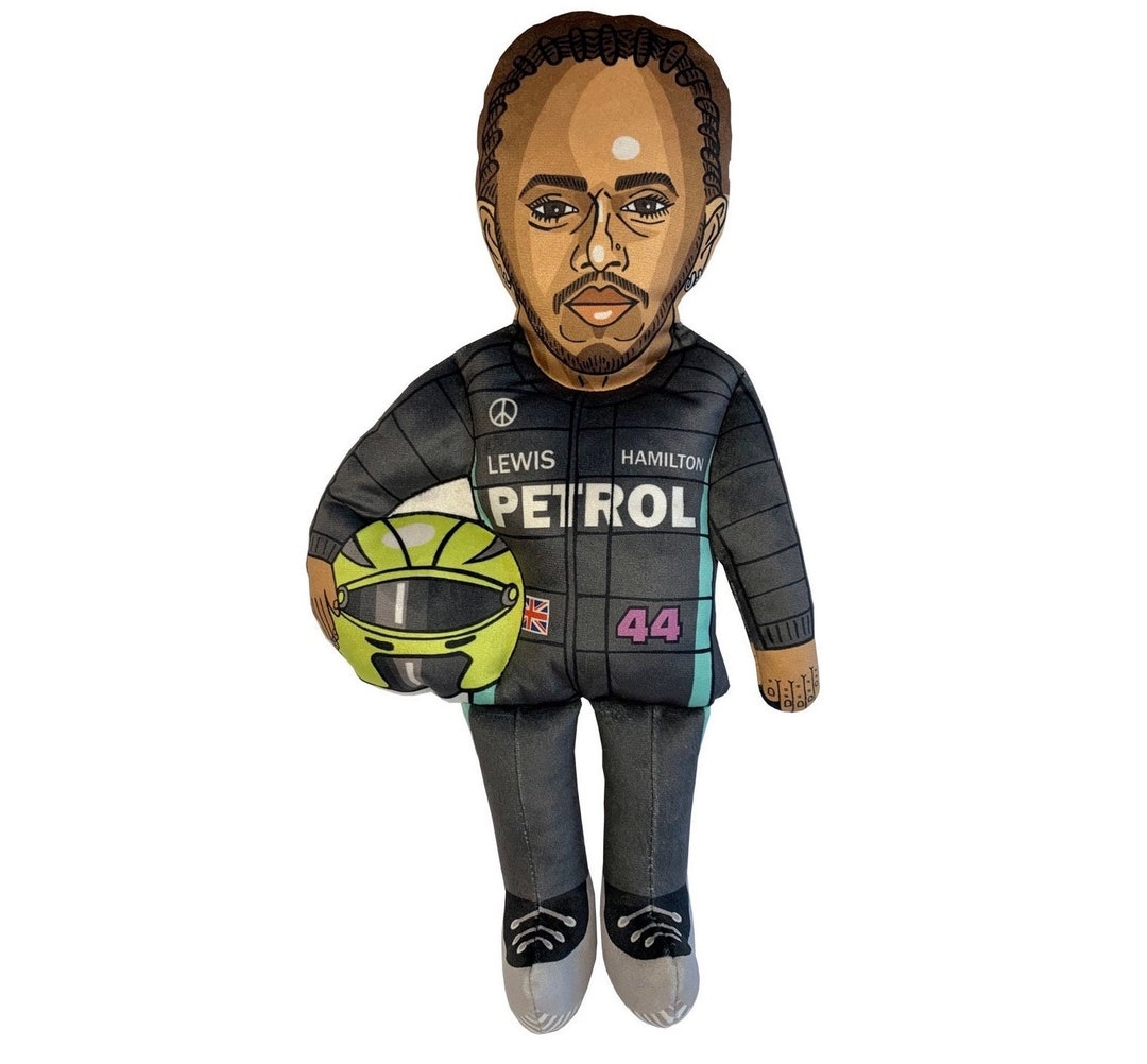 Lewis Hamilton Doll With Helmet, Celebrity Plush, Funny Plush Doll, Uk ...