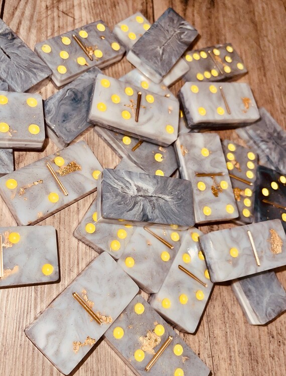 Marble Dominoes - Etsy