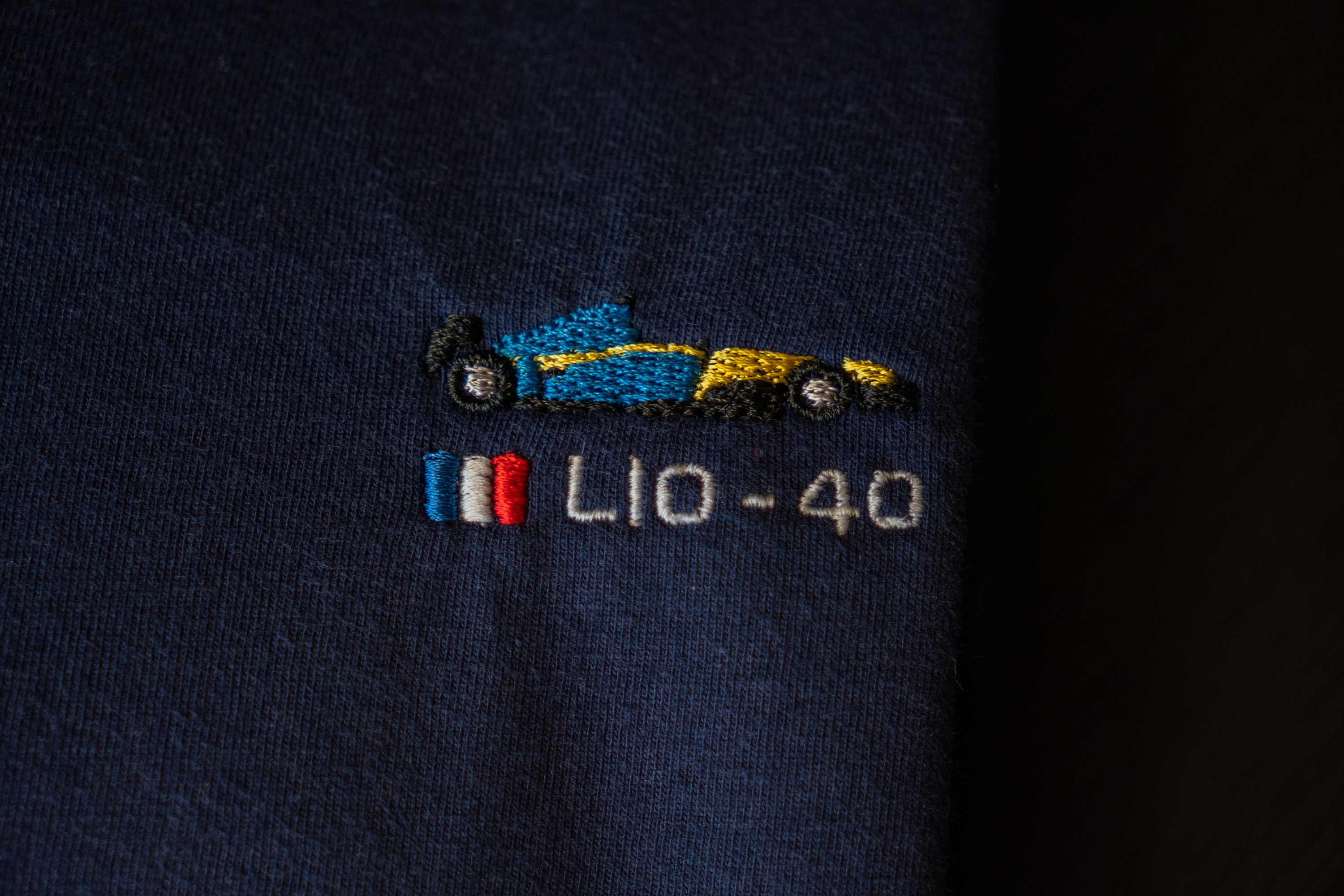 Formula 1 Inspired Car Flag Name Custom Embroidery T-shirt Personalized ...