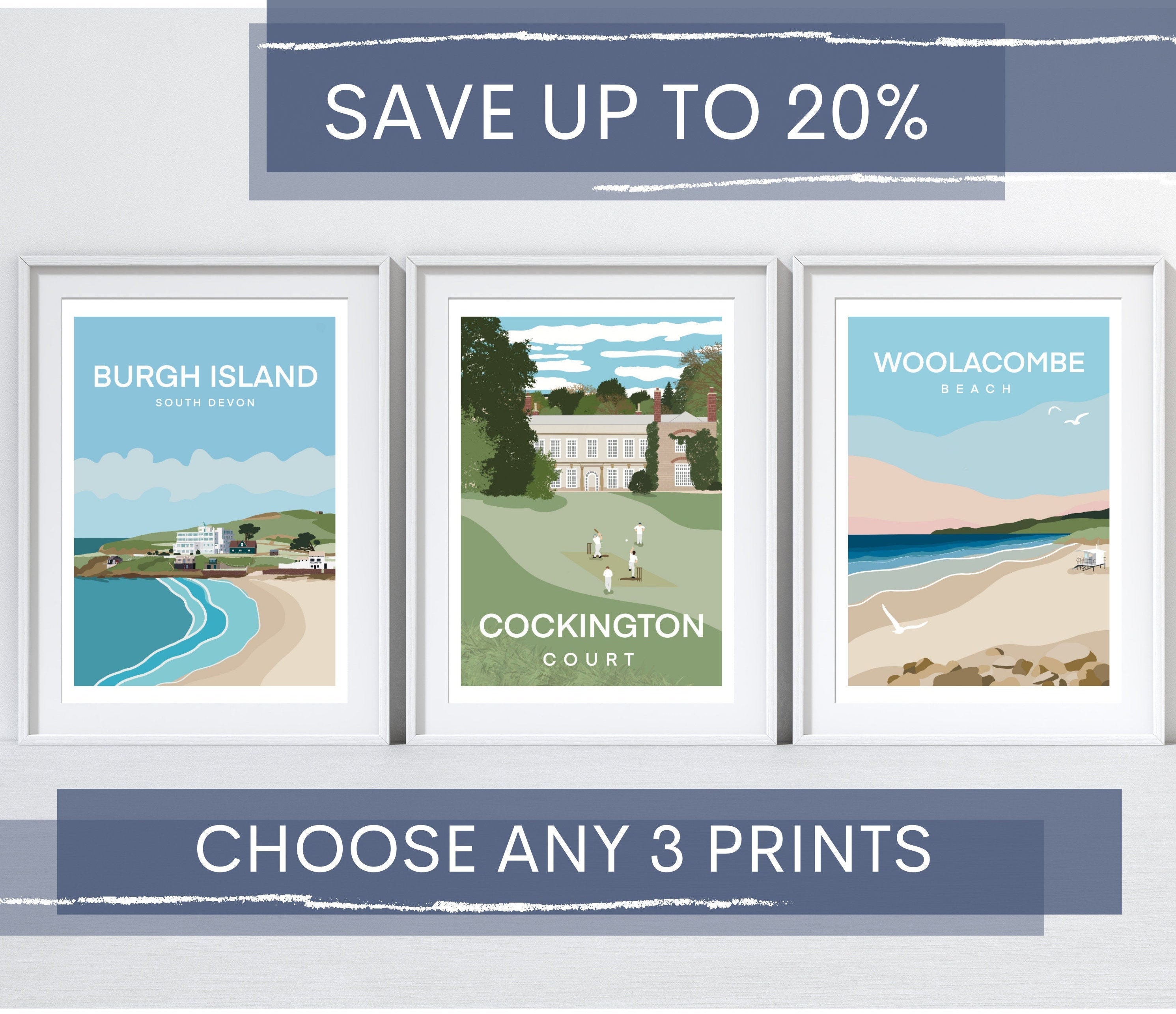 Travel Poster Prints Set of Three | Print Set of Three | Travel Print ...