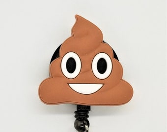 Poop Emoji Badge | Etsy