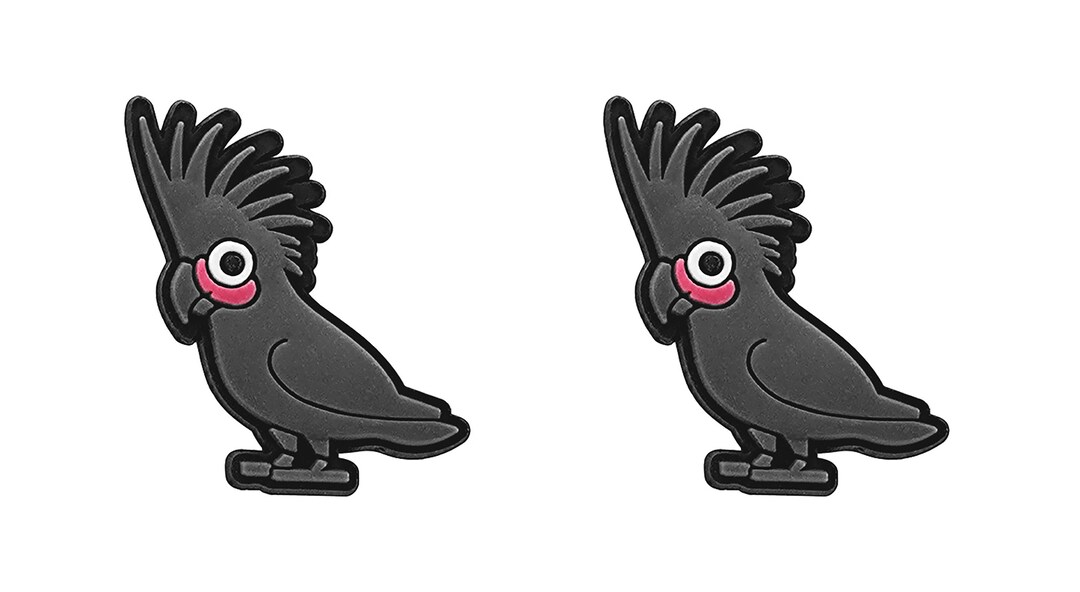 Cockatiel Parrot Parakeet Bird Shoe Charms Handmade Set of 2 for Clogs ...