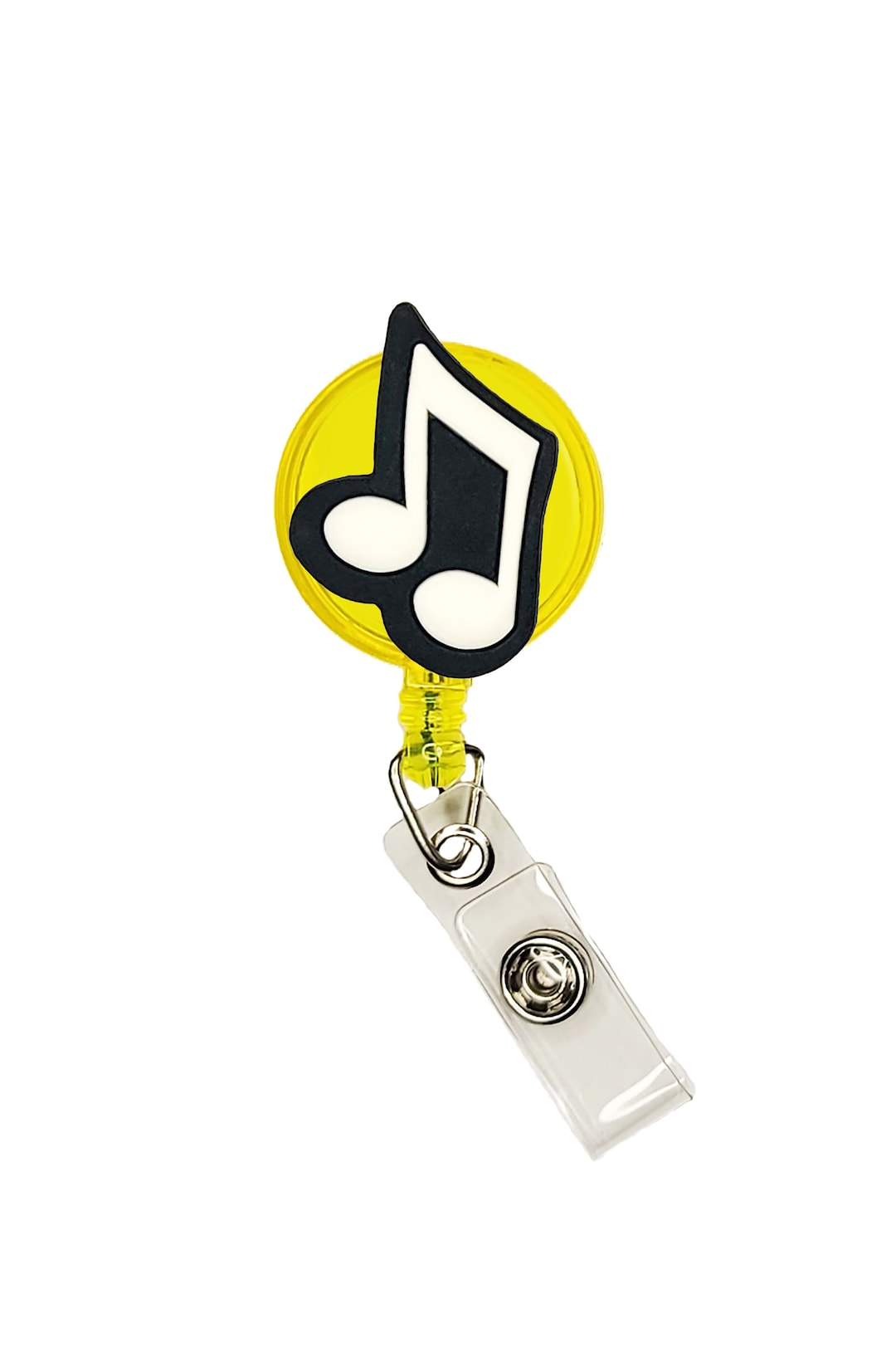 Music Note Badge Reel Funny Nurse Doctor CNA ID Holder Badge Clip ...