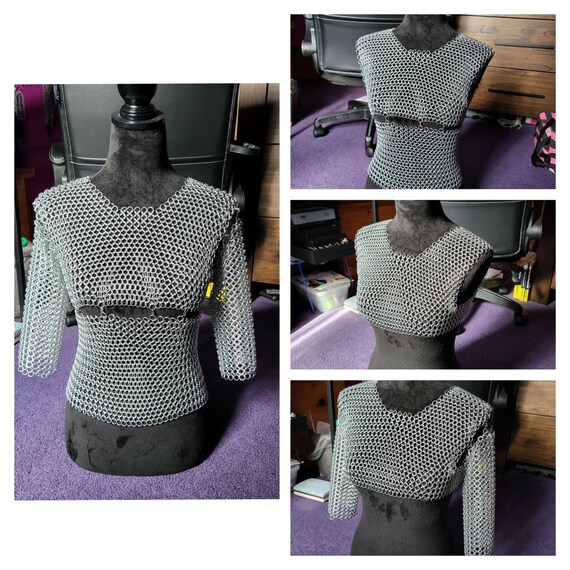 Custom Chainmail Armor Made to Order Chainmail Shirt 4 in - Etsy