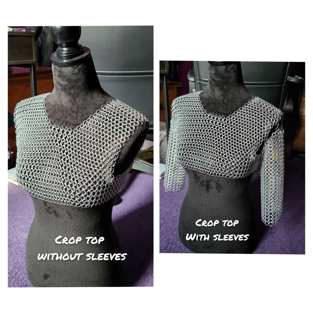 Custom Chainmail Armor Made to Order Chainmail Shirt 4 in - Etsy