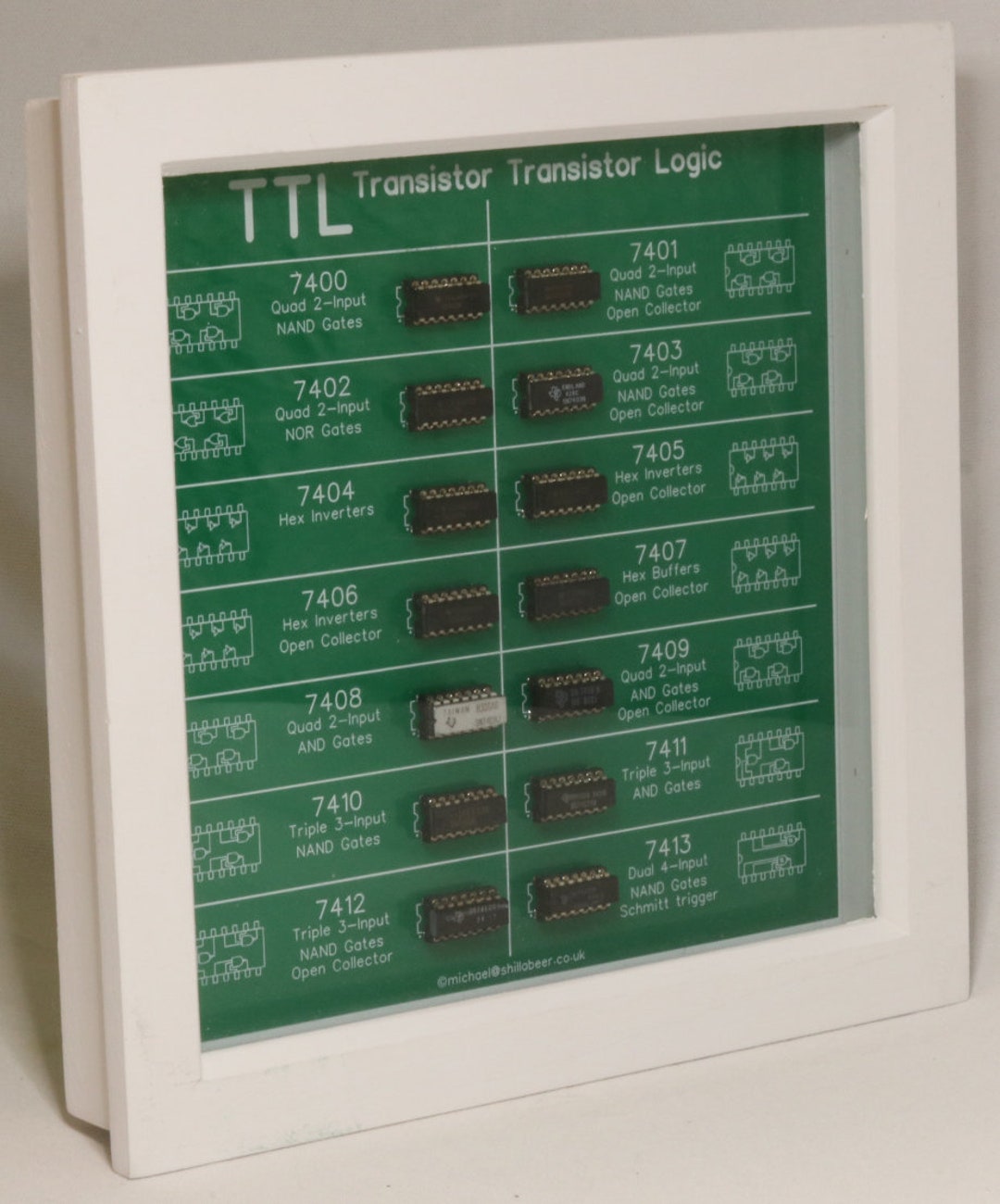 Nostalgic Silicon Chip Art Christmas Gift for Computer and Electronic ...