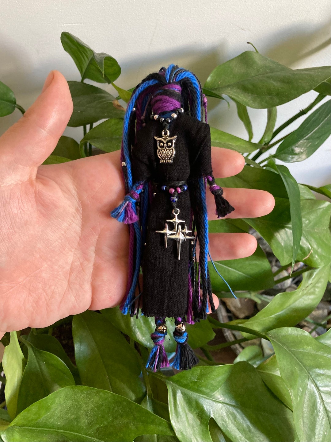 NYX POPPET, Nyx Doll, Witch Doll, Art Doll, Altar Decor, Handmade Doll ...