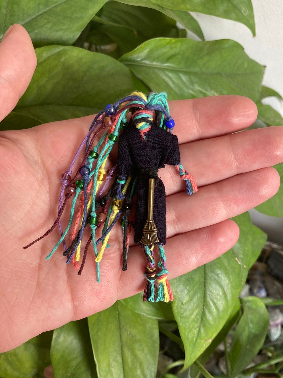 BROOM CLOSET POPPET, Witch Poppet, Kitchen Witch, Witch Doll, Witchy ...