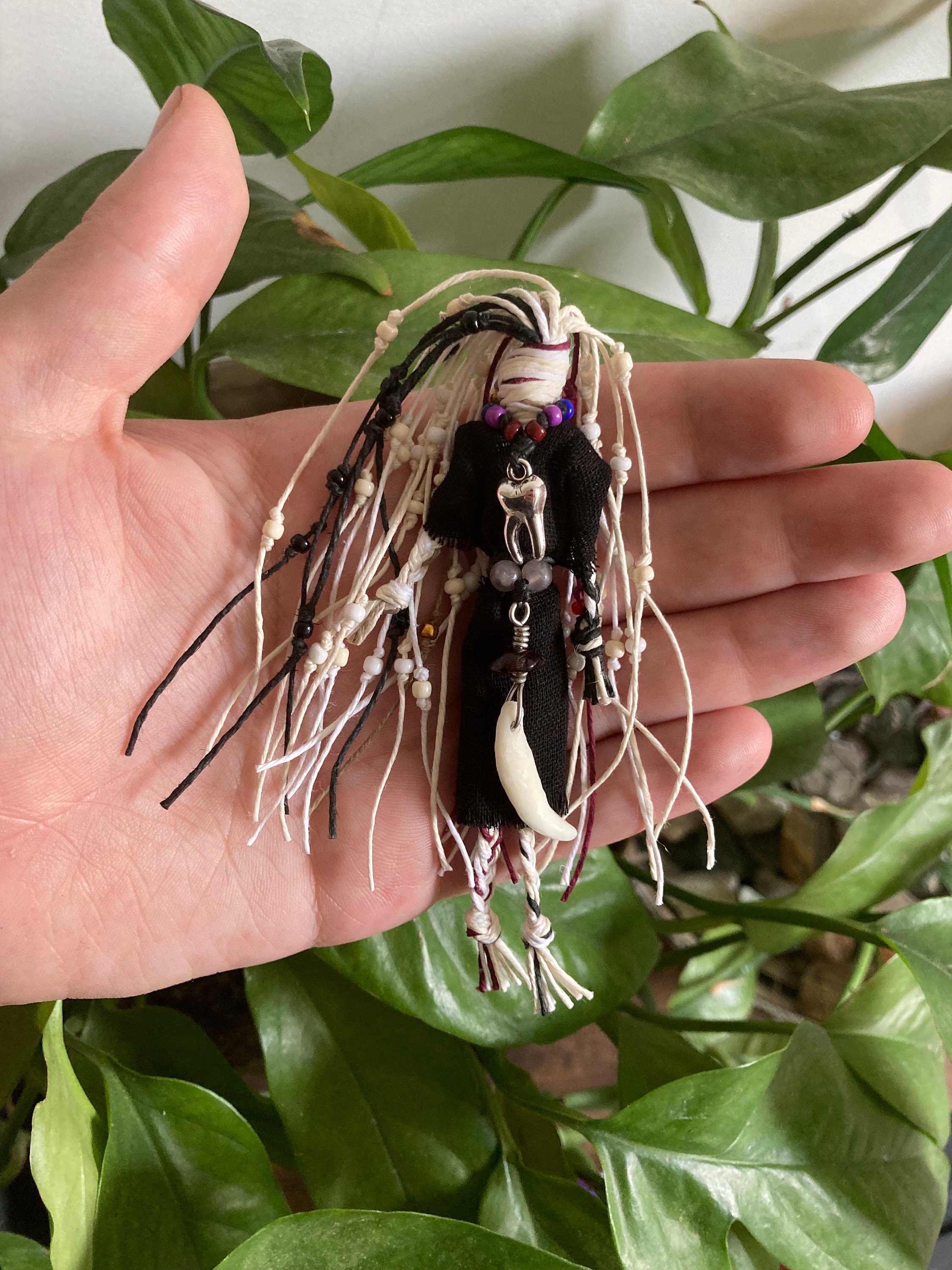 TOOTH DOLL, Witch Doll, Art Doll, Altar Decor, Handmade Doll, Witch ...