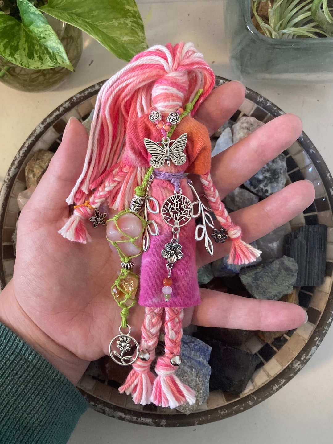 SPRING DOLL, Witch Doll, Witch Poppet, Kitchen Witch Doll, Spirit Doll ...